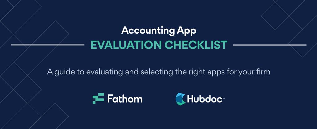 Accounting App Evaluation Checklist